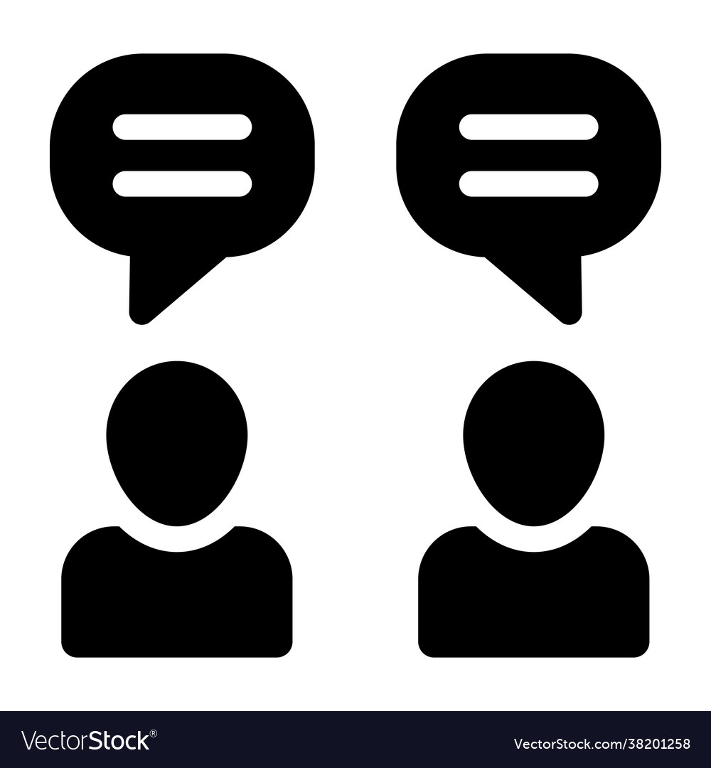 Conversation Royalty Free Vector Image - VectorStock