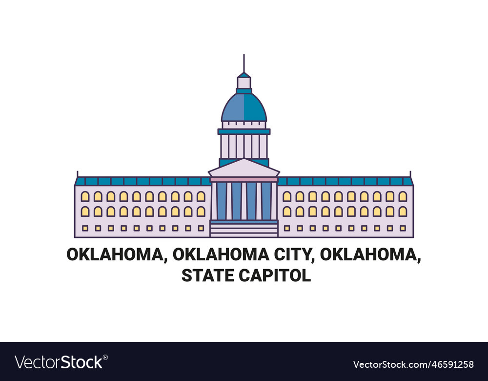 United states oklahoma oklahoma city oklahoma Vector Image United states oklahoma oklahoma city oklahoma Vector Image