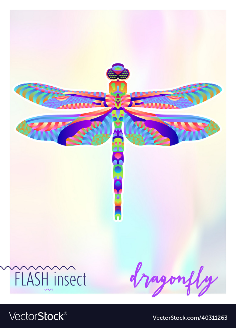 Abstract insects Royalty Free Vector Image - VectorStock