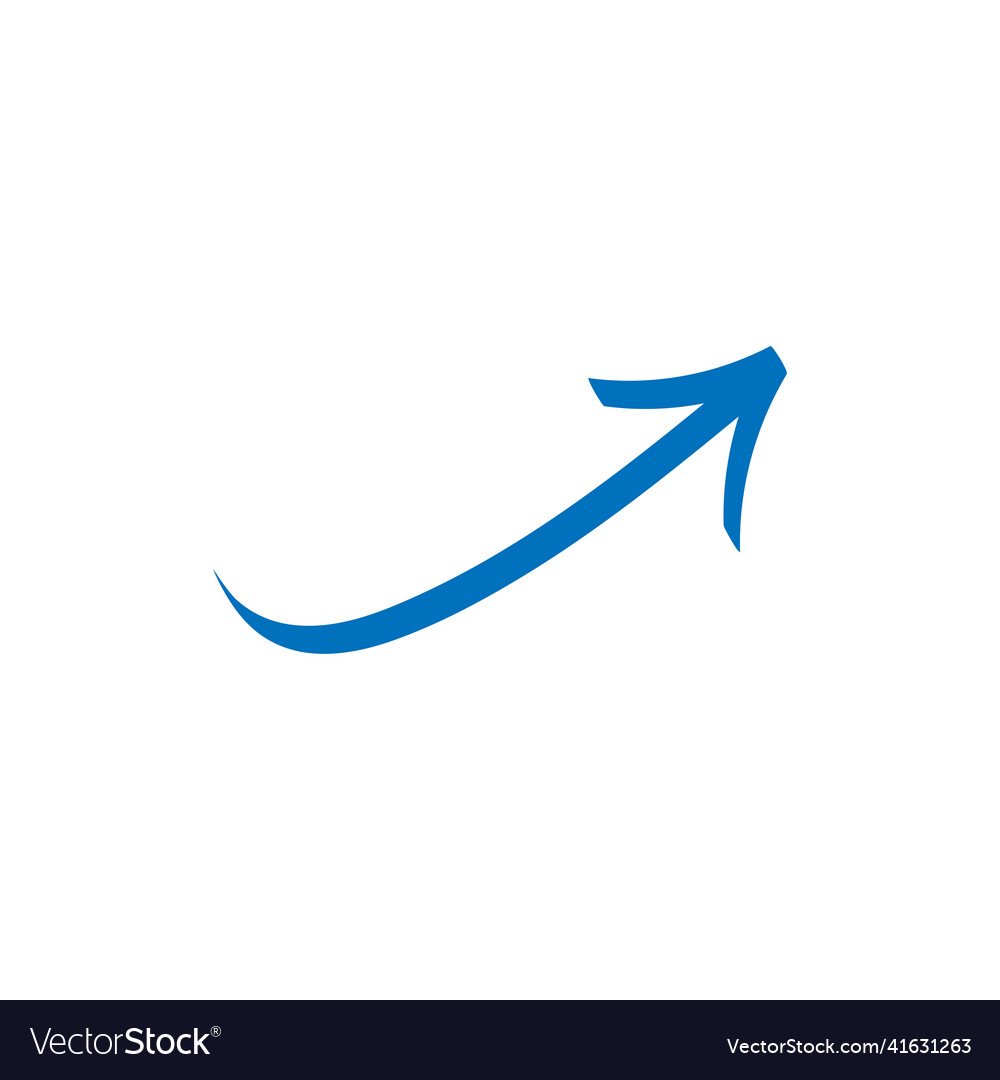 Arrow icon design template isolated Royalty Free Vector