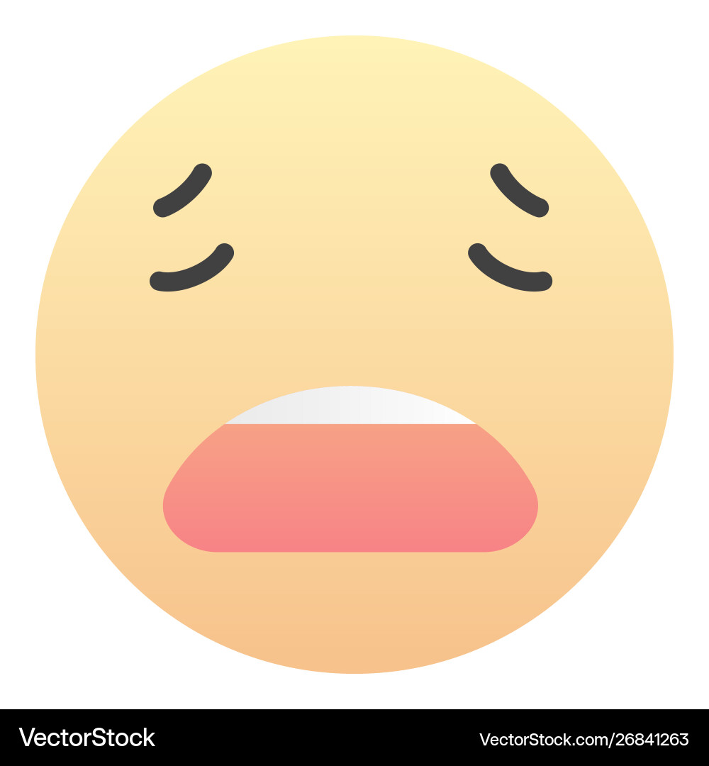 Emoji icon face expression modern design Vector Image