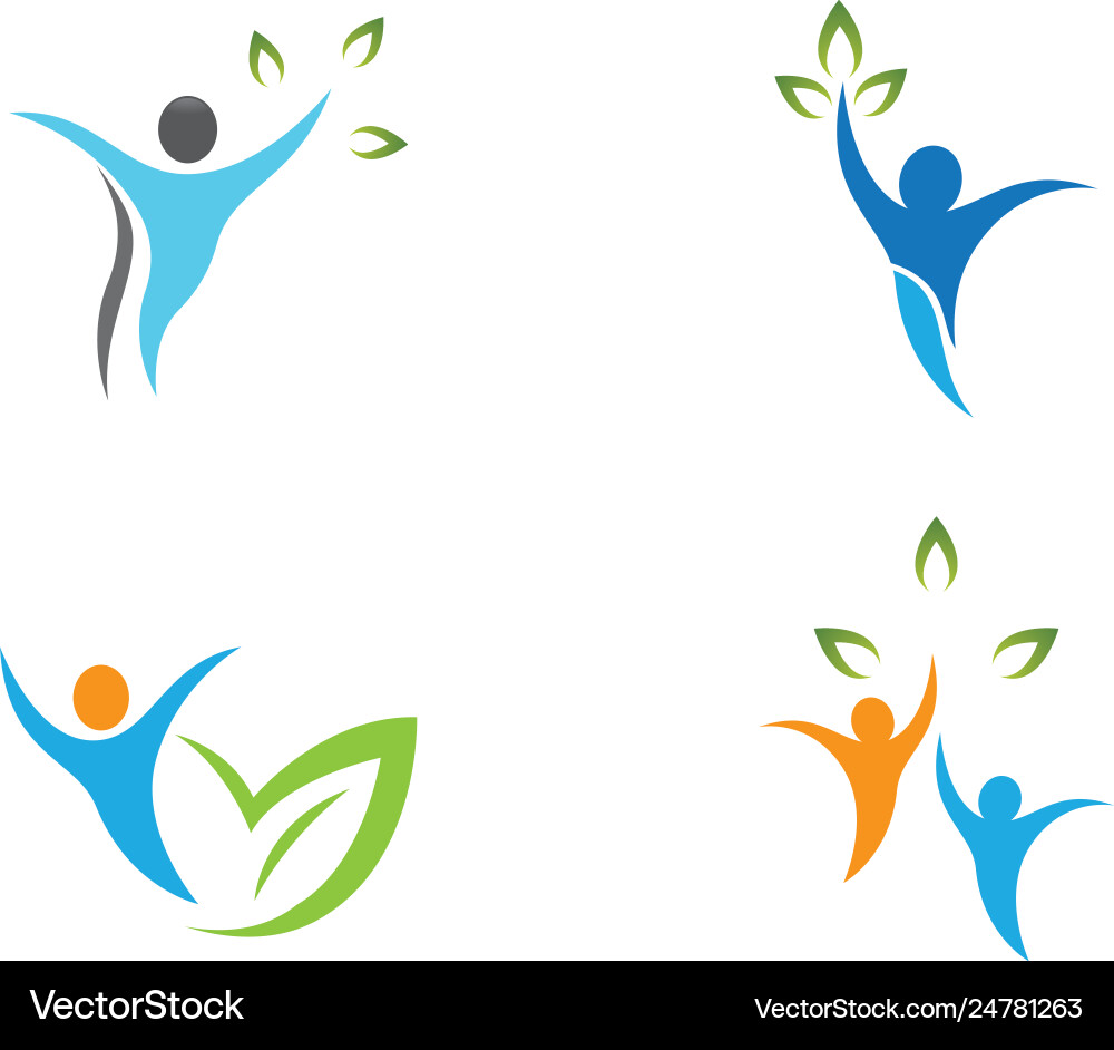 Human health symbol Royalty Free Vector Image - VectorStock
