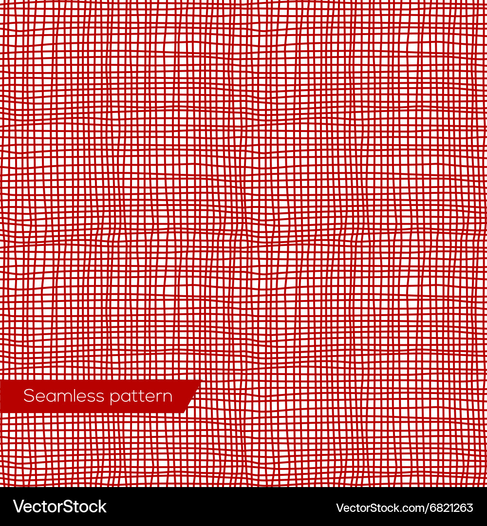 Seamless texture of red canvas Royalty Free Vector Image