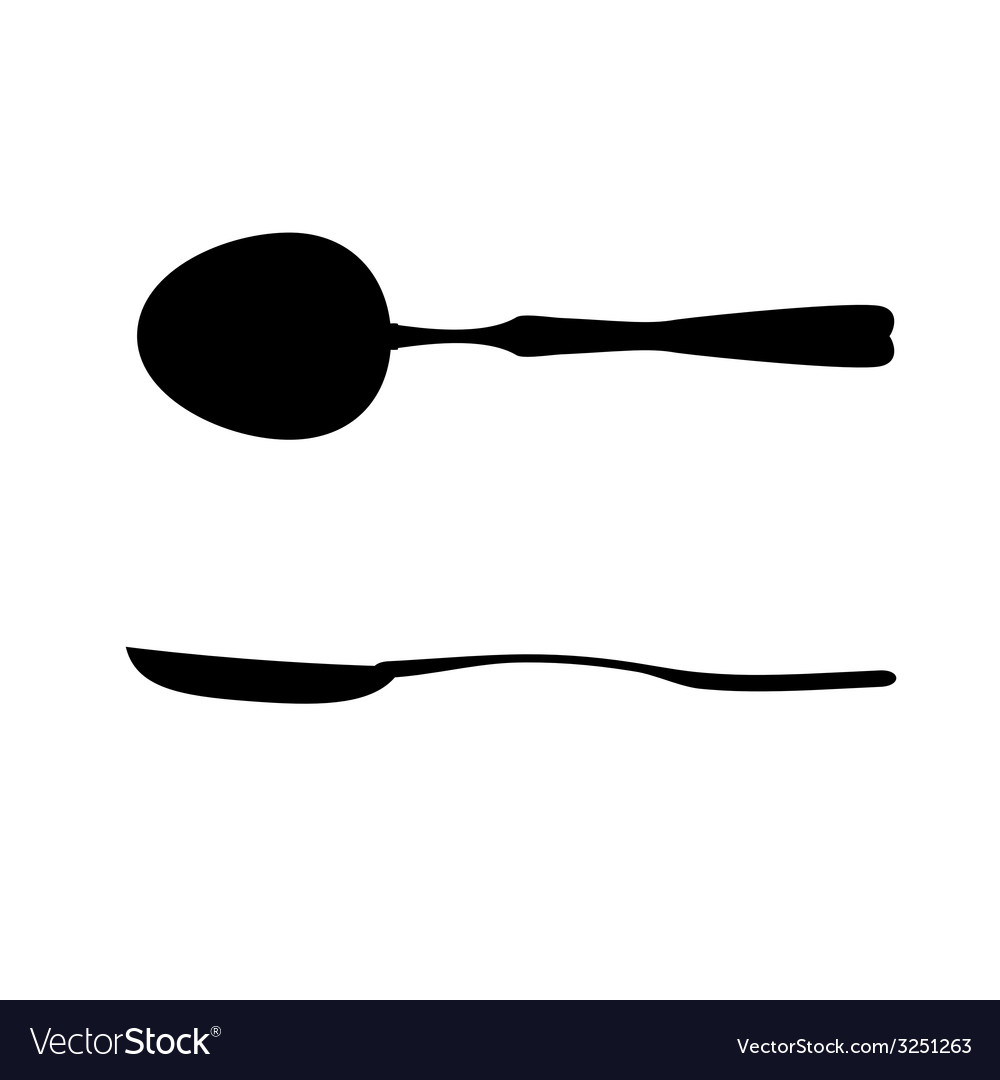 Spoon Royalty Free Vector Image - VectorStock
