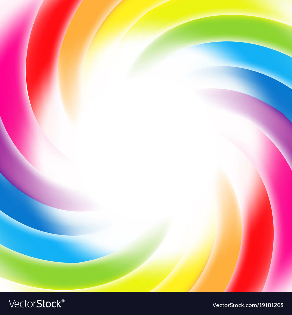 Radial Gradient Rainbow Background Royalty Free Vector Image