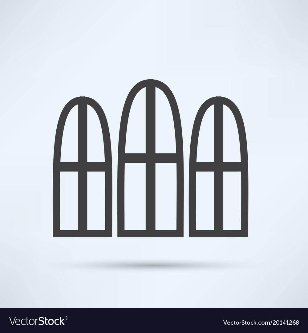Window icon Royalty Free Vector Image - VectorStock