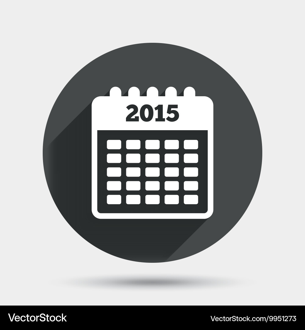 Calendar sign icon date or event reminder Vector Image