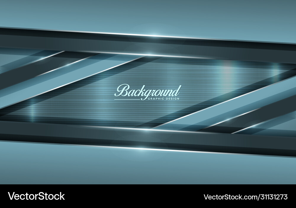 Modern shinny tosca metallic background design Vector Image
