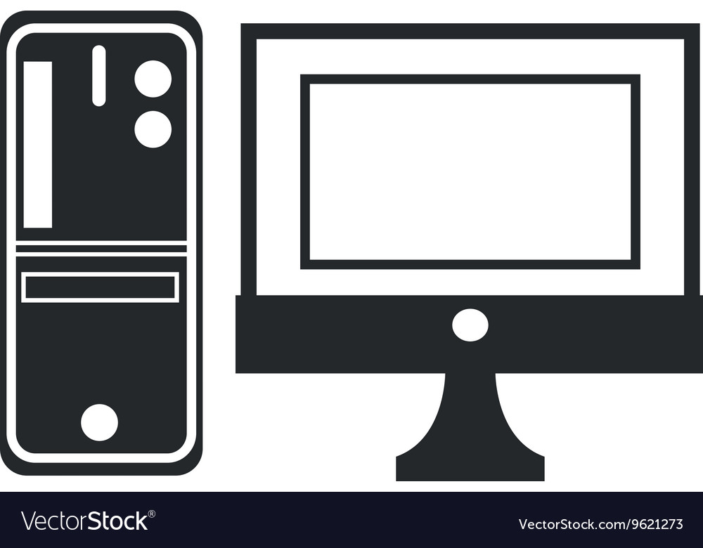 Simple Computer Vector