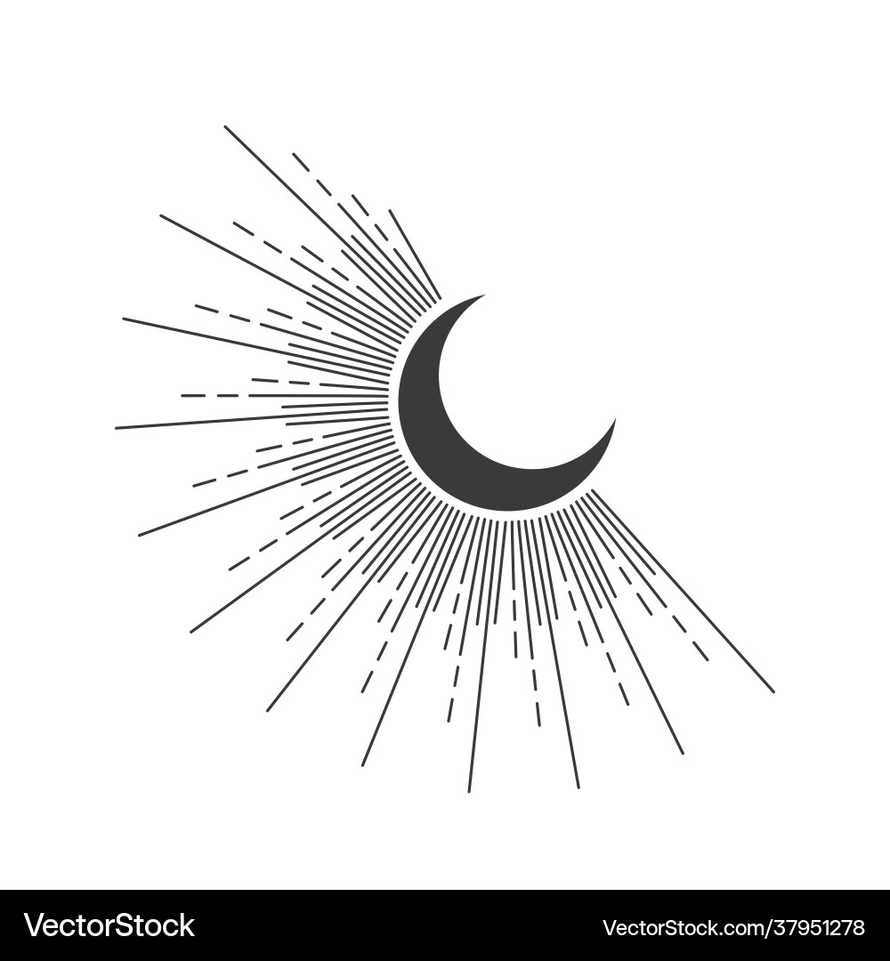 Esoteric symbols mystic and magic design Vector Image