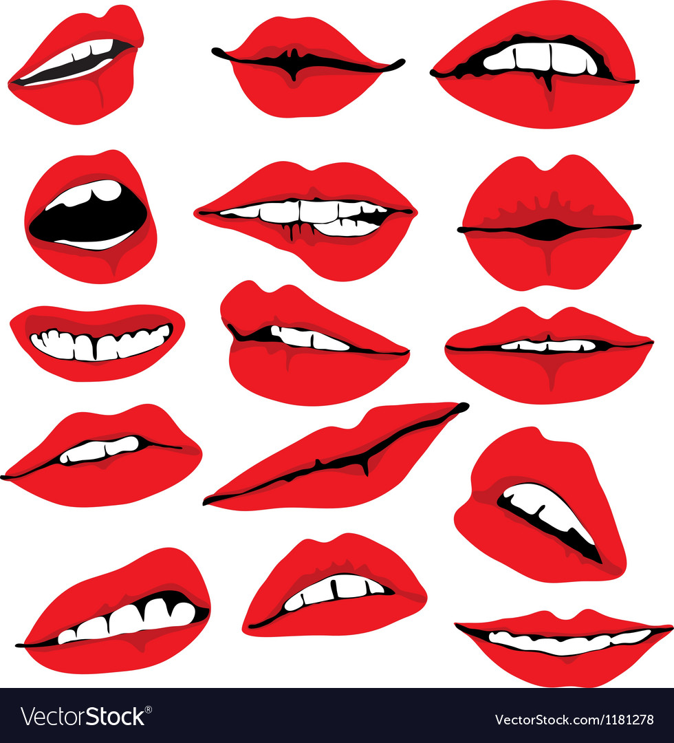 Lips Royalty Free Vector Image - VectorStock