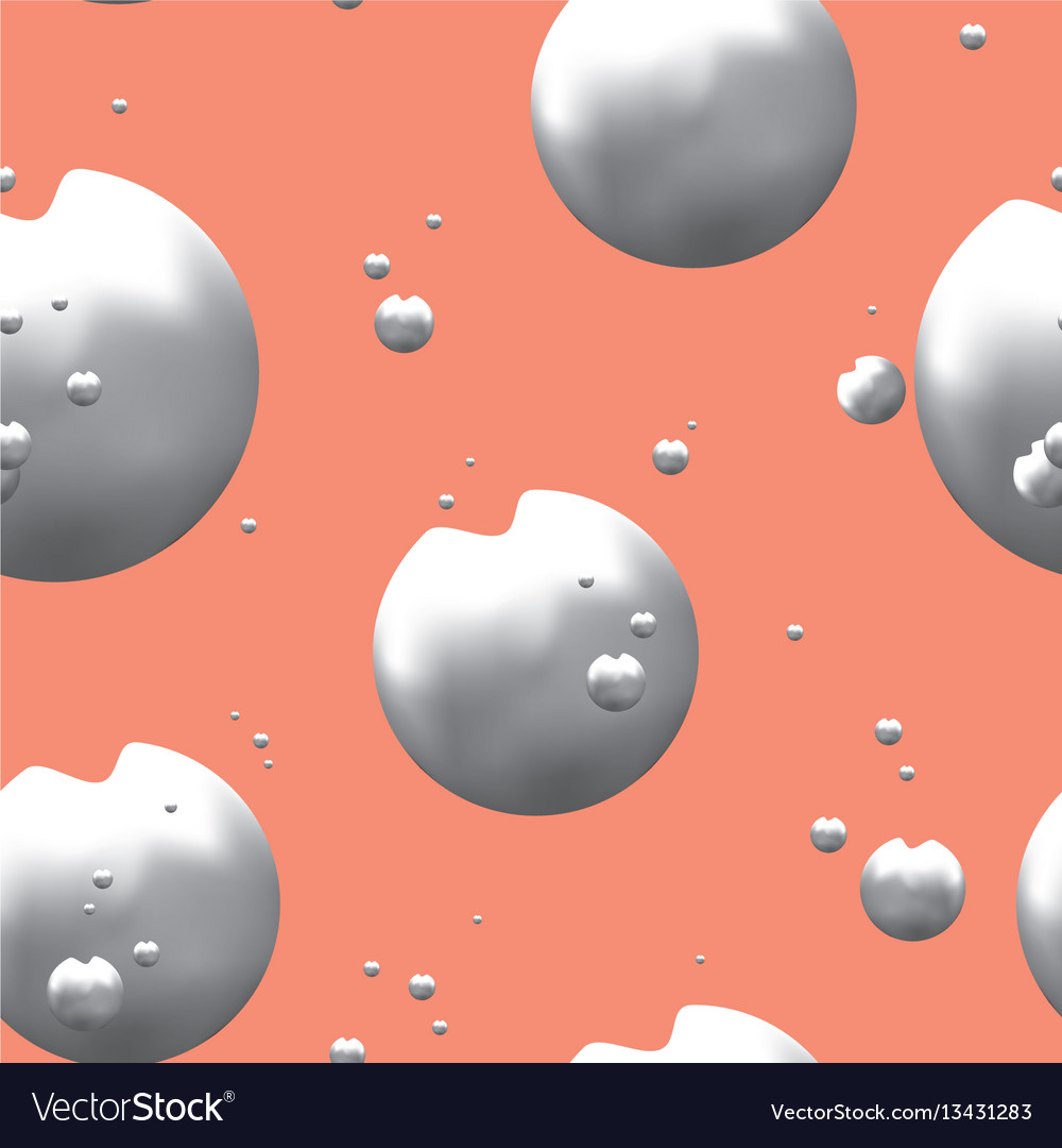 Abstract drops seamless pattern Royalty Free Vector Image