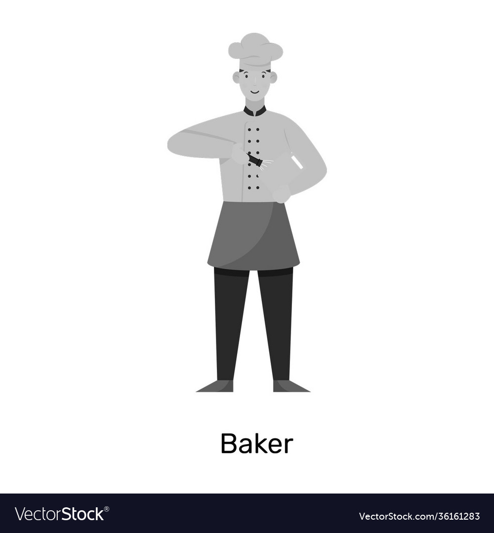 Baker Royalty Free Vector Image - VectorStock