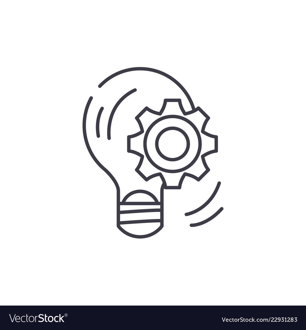 Business competence line icon concept Royalty Free Vector Business competence line icon concept Royalty Free Vector