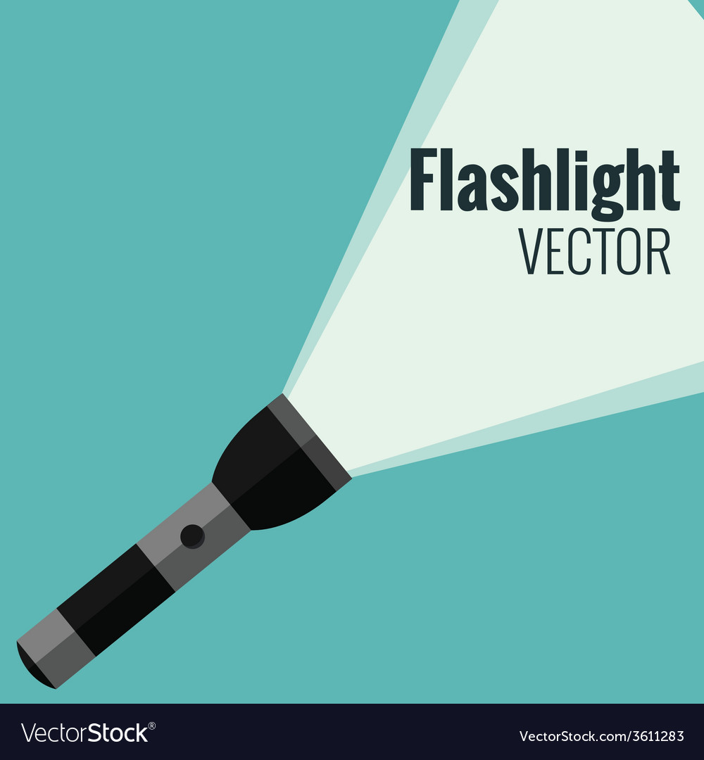 Flashlight Royalty Free Vector Image - VectorStock