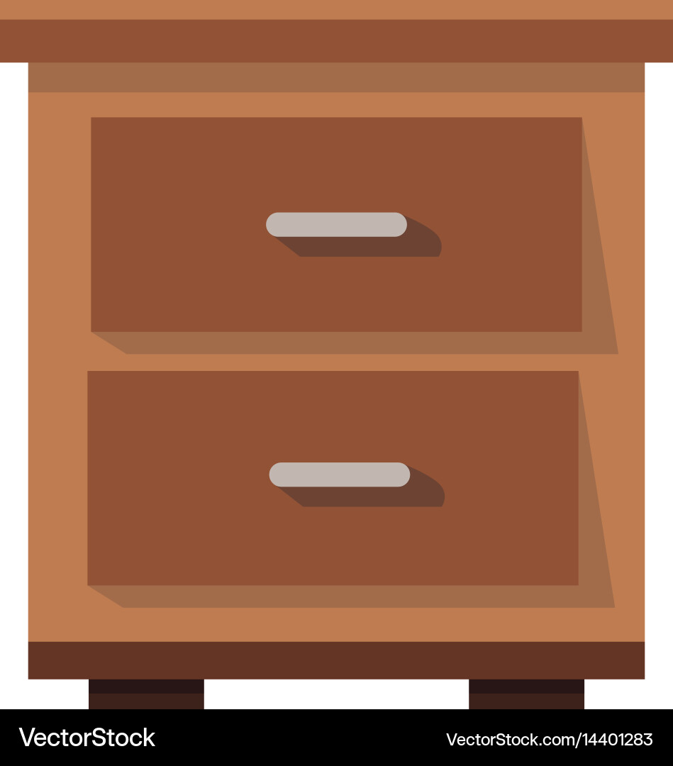 Side table furniture home Royalty Free Vector Image