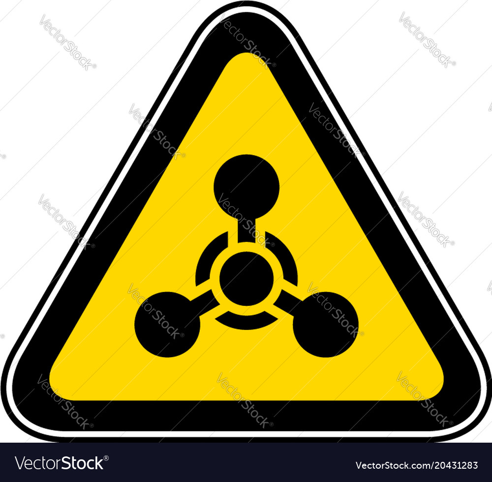 Triangular warning hazard symbol Royalty Free Vector Image