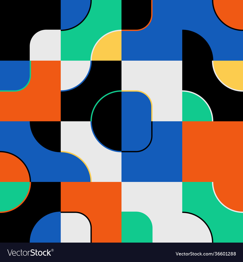 Abstract linear pattern made with seamless thin Vector Image