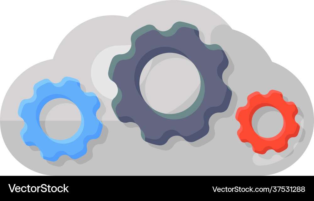 Cloud management Royalty Free Vector Image - VectorStock