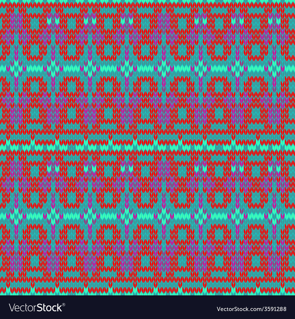 Color knitted seamless pattern 10 eps Royalty Free Vector