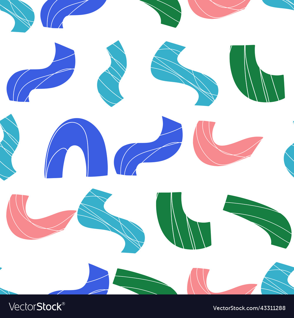 Geometric seamless pattern repeating Royalty Free Vector