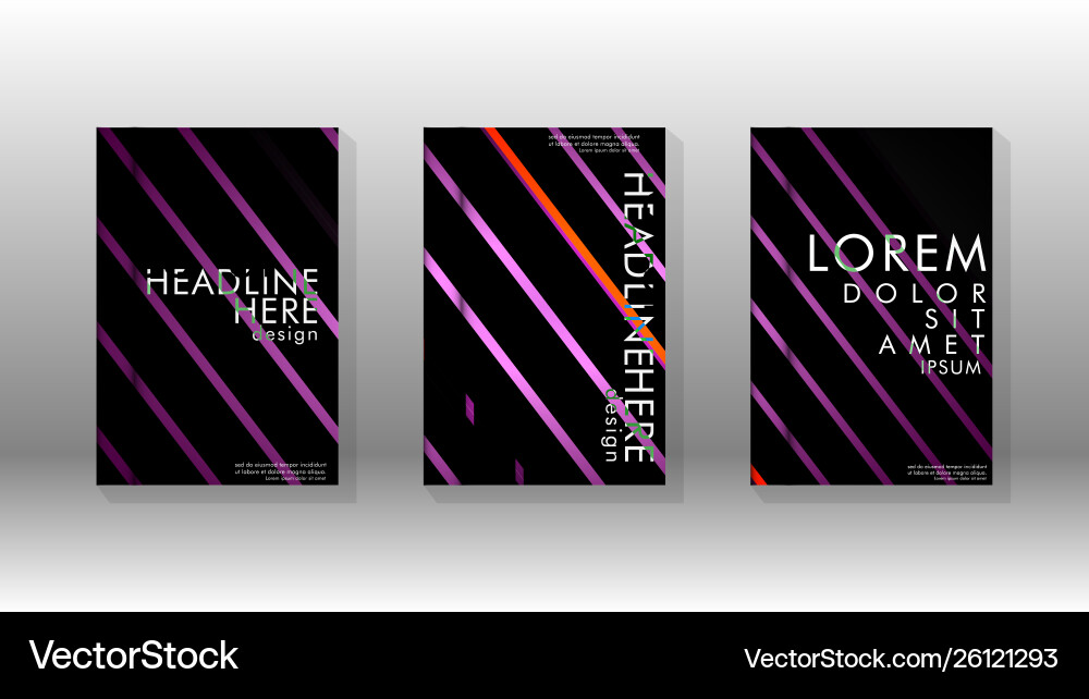 Cover book with a geometric design background Vector Image