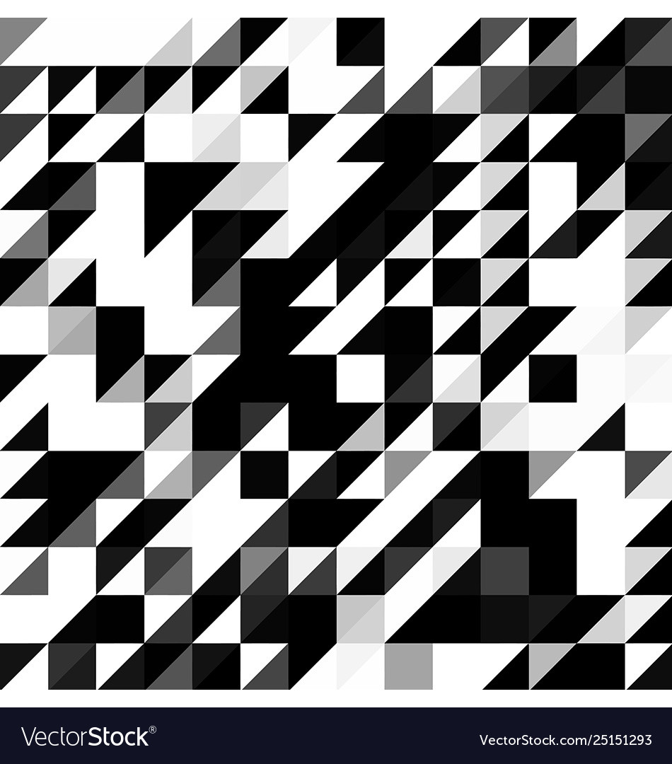 Triangle geometric shapes pattern Royalty Free Vector Image