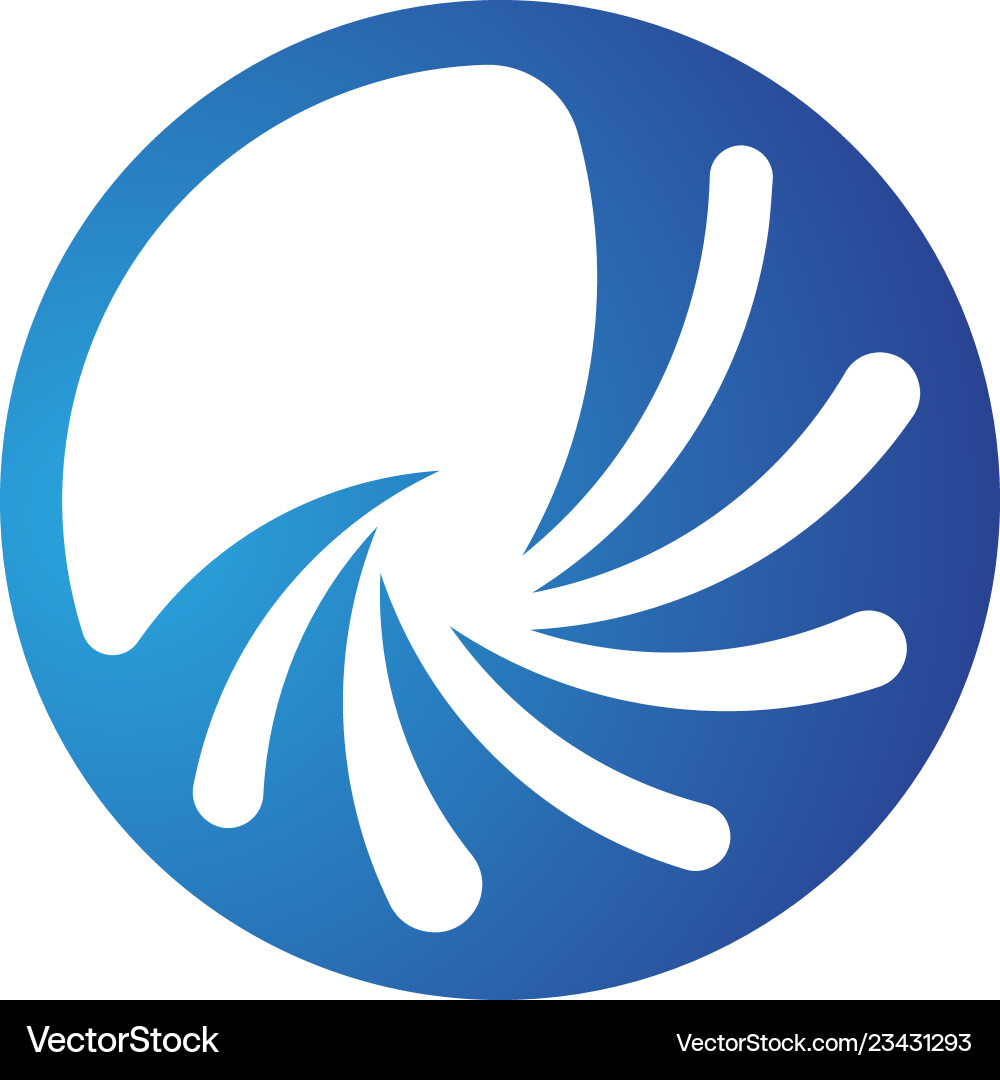 Vortex circle logo and symbols template icons Vector Image