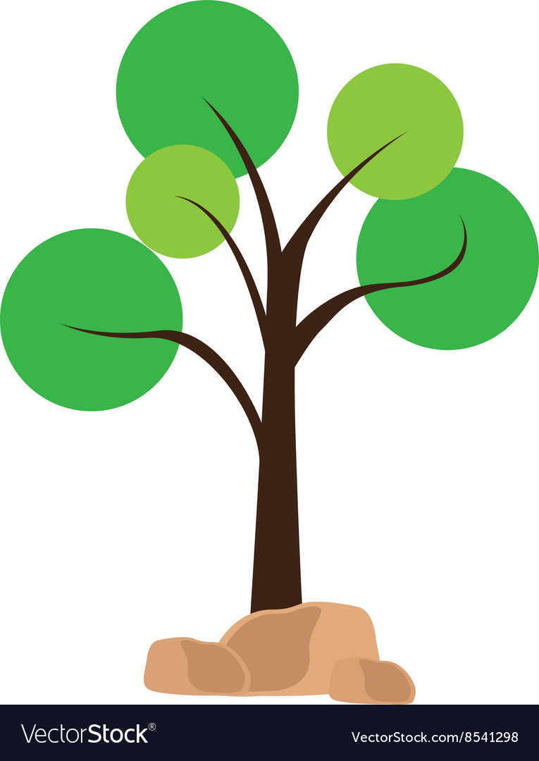 Abstract tree Royalty Free Vector Image - VectorStock