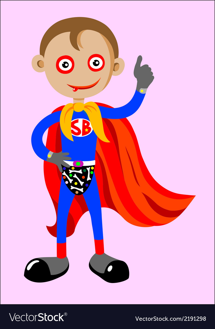 Superboy Royalty Free Vector Image - VectorStock