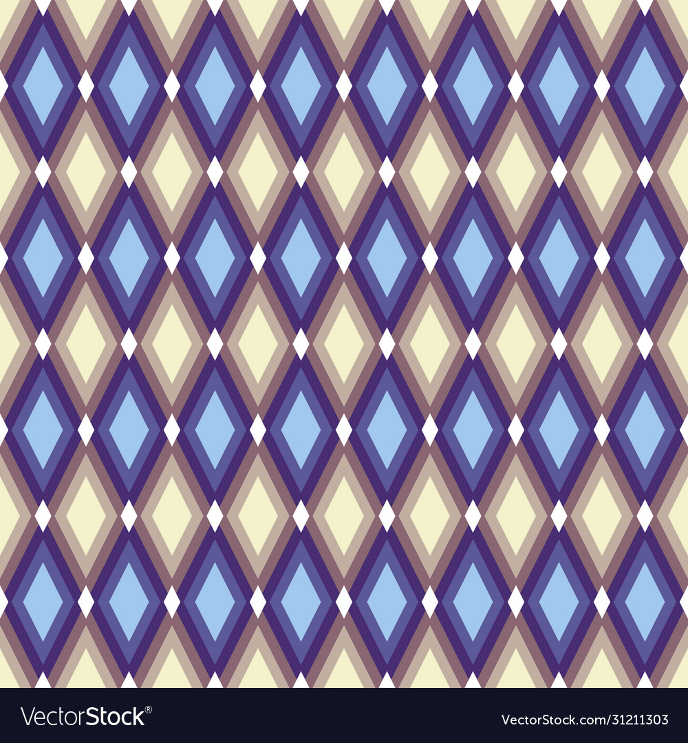 Argyle seamless pattern background pattern Vector Image