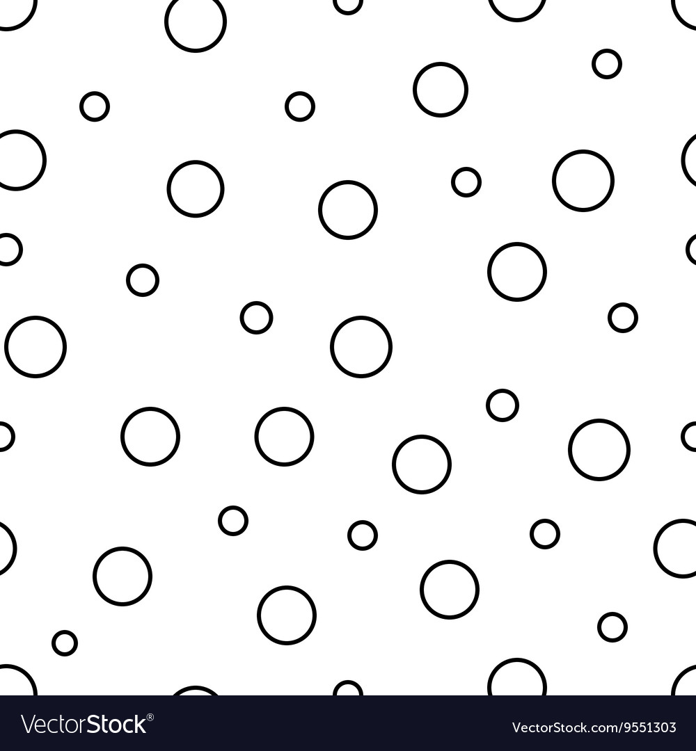 Circle seamless pattern Royalty Free Vector Image