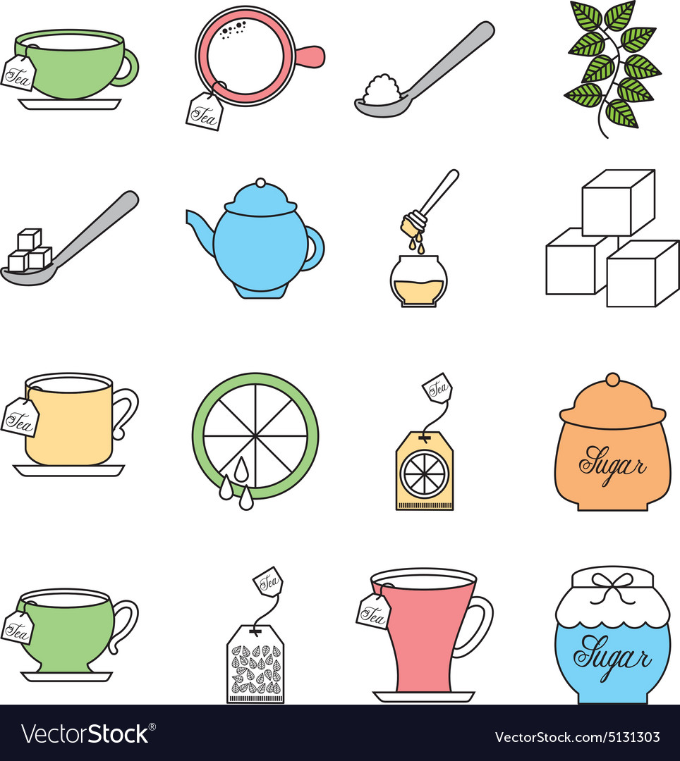 Delicious tea Royalty Free Vector Image - VectorStock