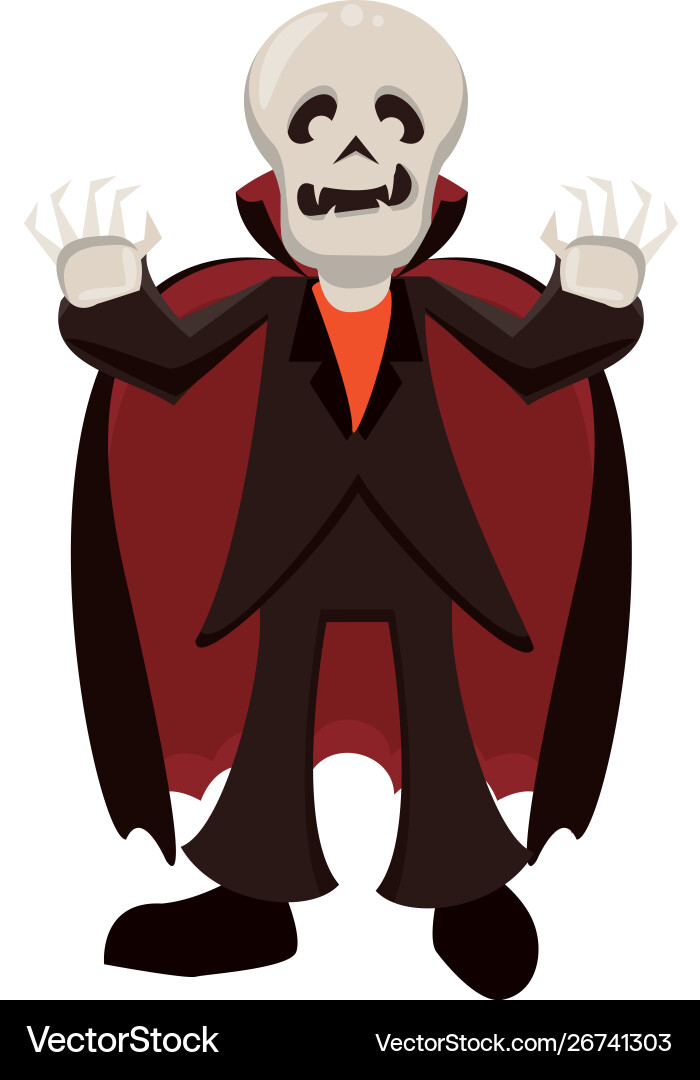 Halloween october scary celebration cartoon Vector Image