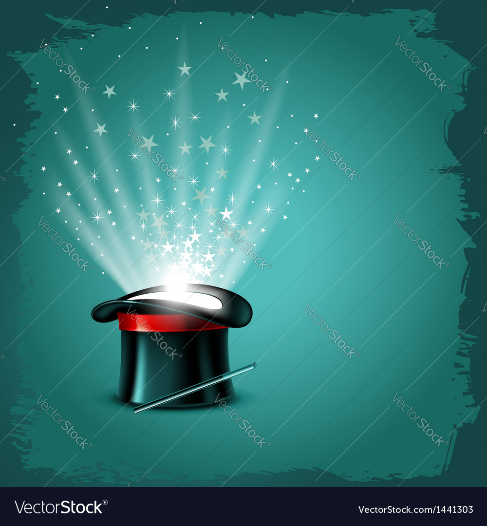 Magic hat Royalty Free Vector Image - VectorStock