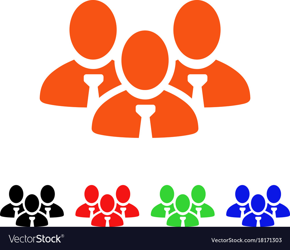 Manager group icon Royalty Free Vector Image - VectorStock