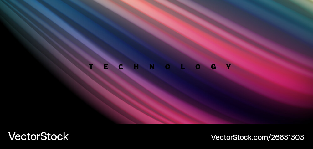 Modern rainbow liquid color flow colorful poster Vector Image