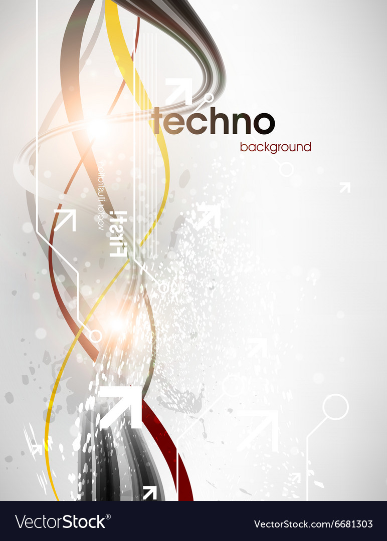 Silver techno background Royalty Free Vector Image