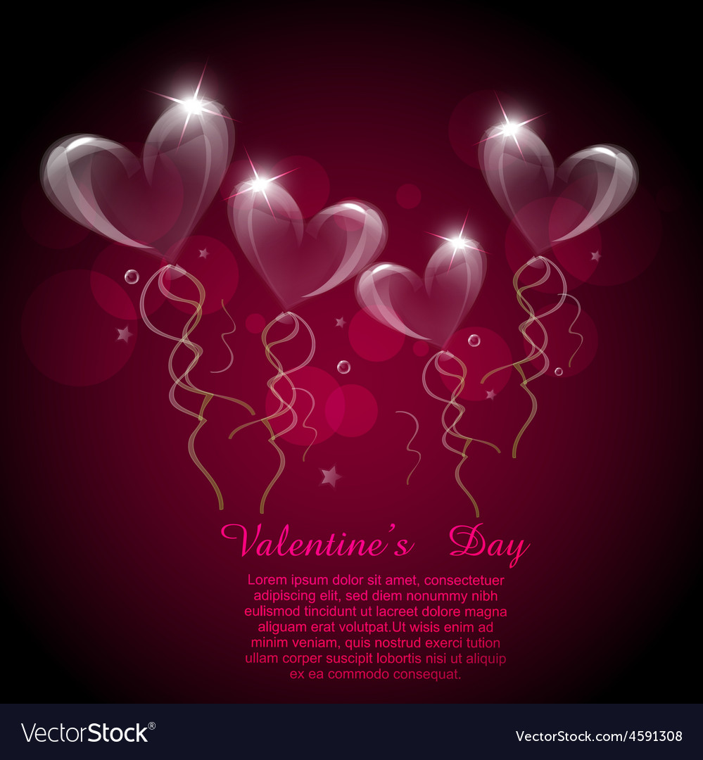 Bubble heart Royalty Free Vector Image - VectorStock