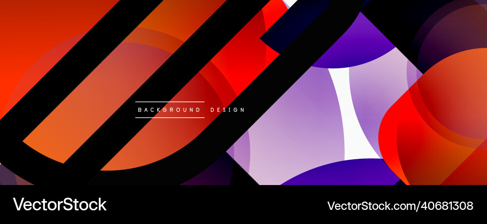 Geometrical minimal wallpaper geometric shapes Vector Image