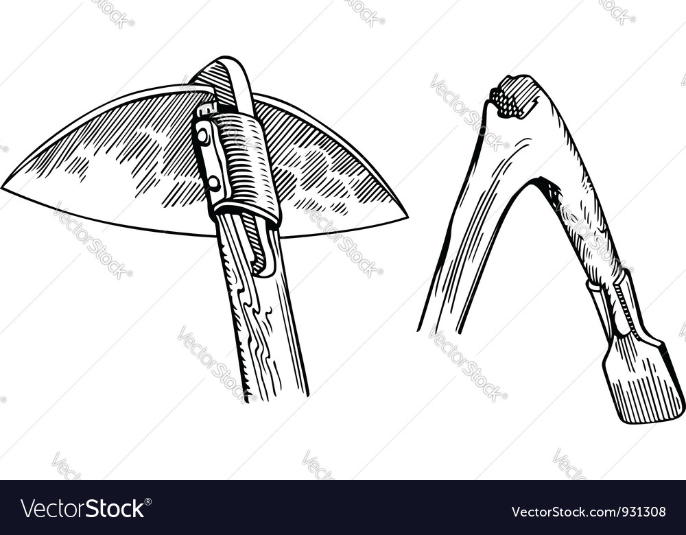 Hoe Royalty Free Vector Image - VectorStock
