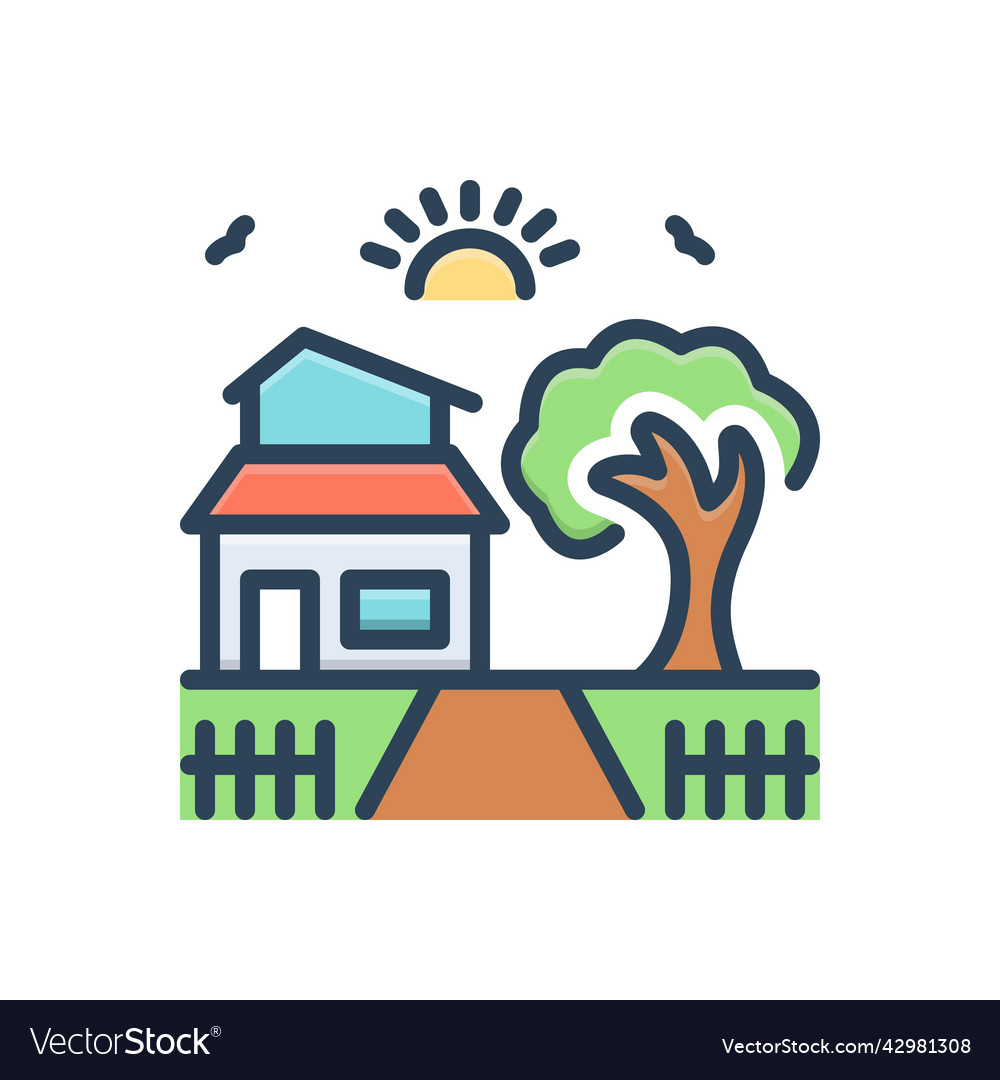 Yard Royalty Free Vector Image - VectorStock