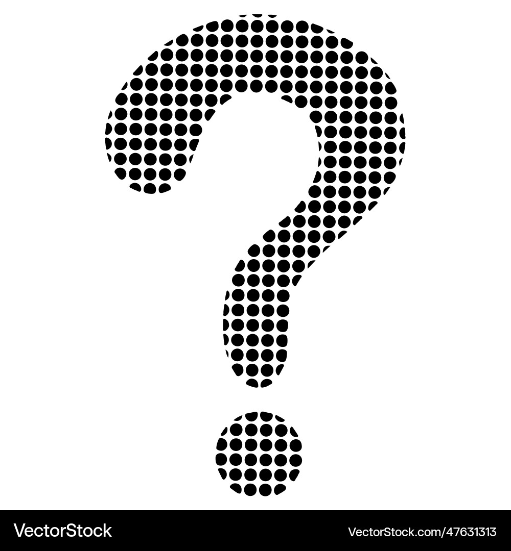 Doodle sketch style of question marks hand drawn Vector Image