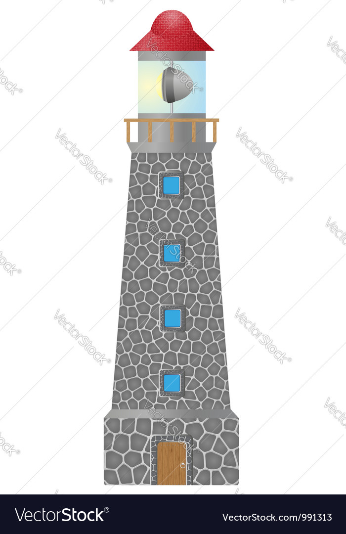 Lighthouse 01 Royalty Free Vector Image - VectorStock