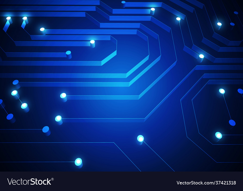 Circuit technology background with hi-tech digital