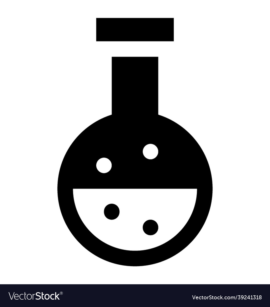 Flask Royalty Free Vector Image - VectorStock