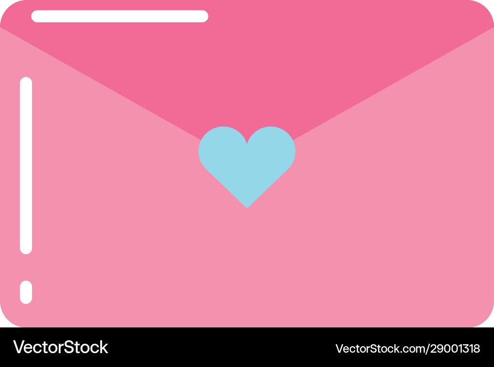 Love card with heart design Royalty Free Vector Image