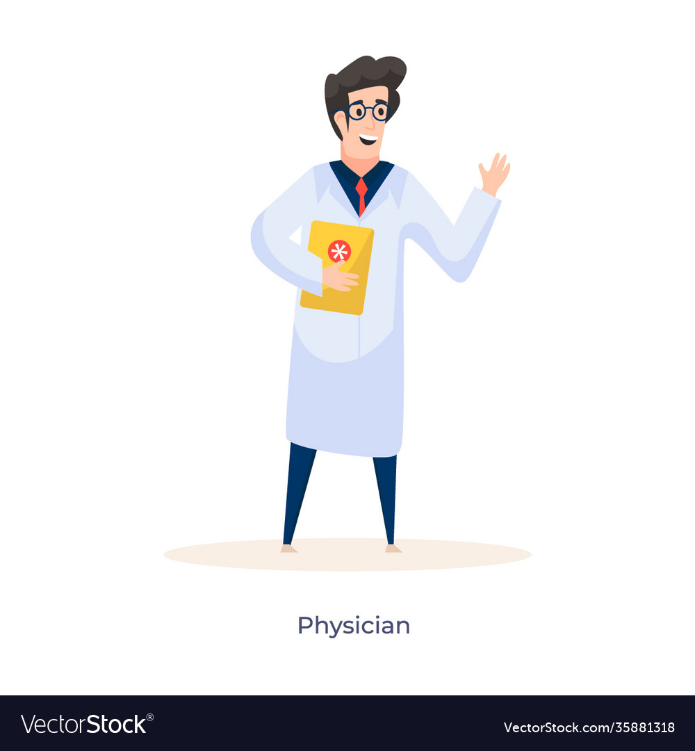 Physician Royalty Free Vector Image - VectorStock