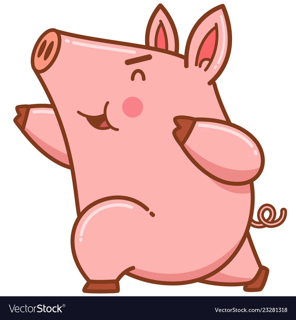 Pig Royalty Free Vector Image - VectorStock