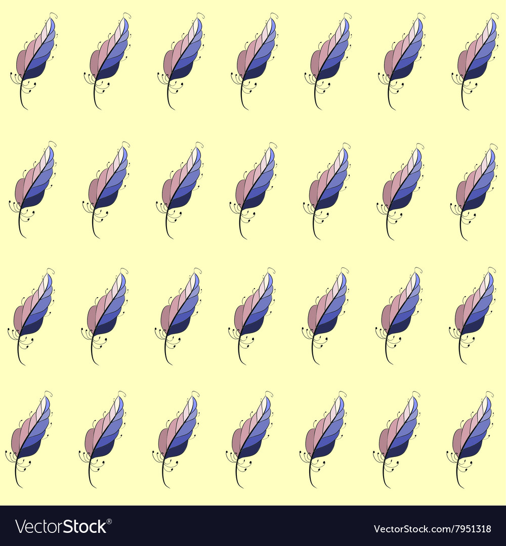 Quill pictured pattern Royalty Free Vector Image